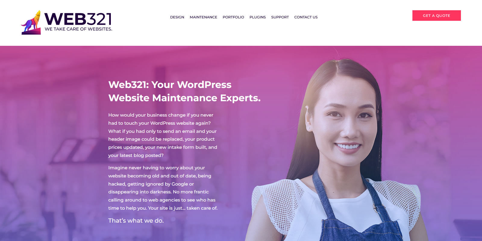 Web321: Your WordPress Support Expert